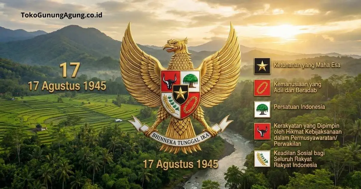 Analisis Lengkap Makna Jumlah Bulu Garuda Pancasila, Simbol Perisai ...